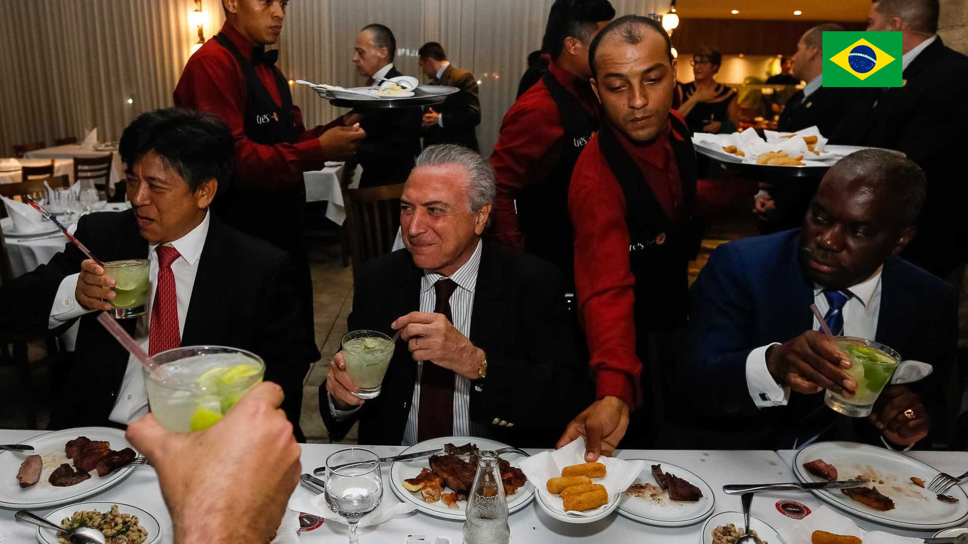 President Michel Temer hosts a dinner party to Ambassadors at Steak ...